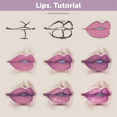 Pin By Emily On Позы анатомия Lips Drawing Tutorial Lips