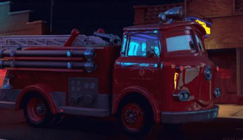 Fire Car Truck Fireman Enter Door 