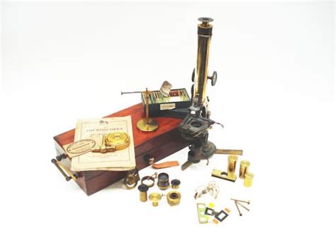 Bonhams A Smith And Beck Brass Compound Monocular Microscope English