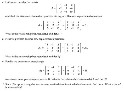Solved C Let S Now Consider The Matrix A Chegg Com