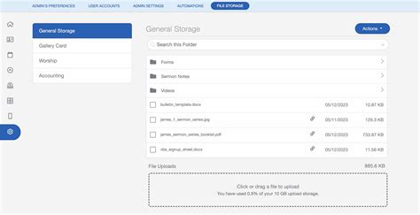 Churchtrac Blog New Feature Church File Cloud Storage Churchtrac Blog