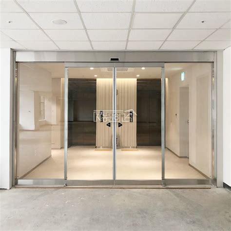 사무실 인테리어 양개형 유리자동문 Office Interior 자동문의고수 2023 자동문 인테리어 출입문