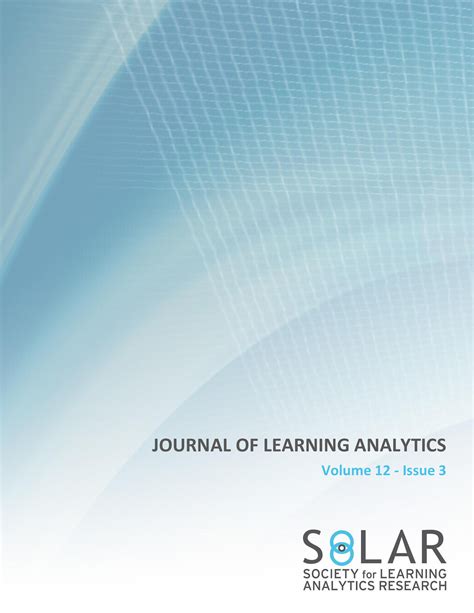 Journal Of Learning Analytics