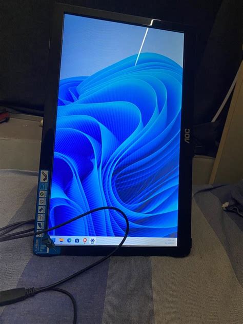 AOC Portable Monitor 15 6 USB 3 0 LED Backlight Computers Tech Parts Accessories