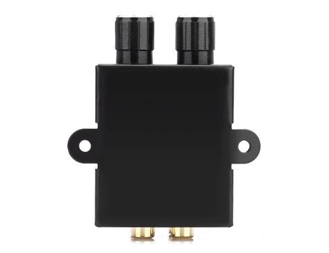 Yassdwbn Car Rca Adjust Line Level Volume Control Knob Subwoofer Equalizer Bass Bosster