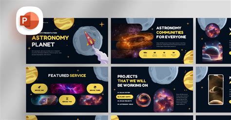 Astronomy Presentation Template TemplateMonster