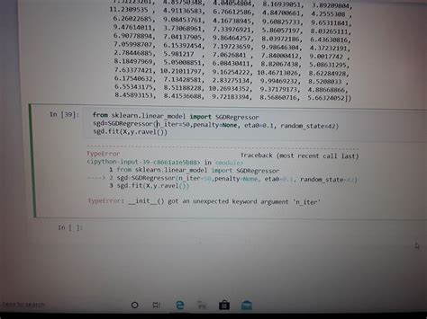 Getting Error In Code Training Model Technical Discussions Cloudxlab Discussions