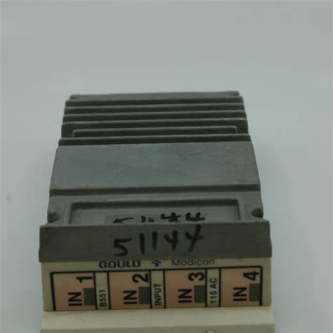 Modicon 484 B551 001 115 Vac Input Module Hartley Oil Company Inc