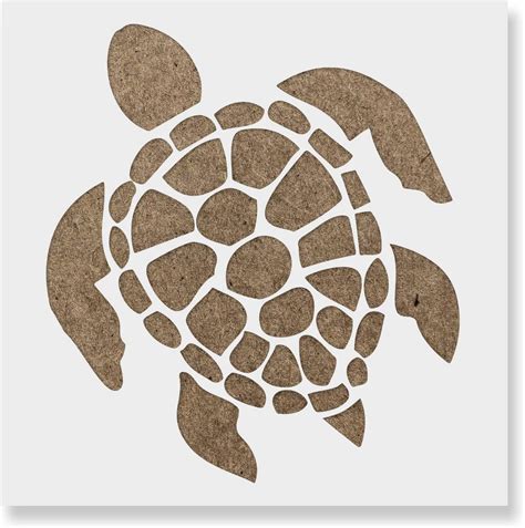 Turtle Stencil Template For Walls And Crafts Reusable Stencils For
