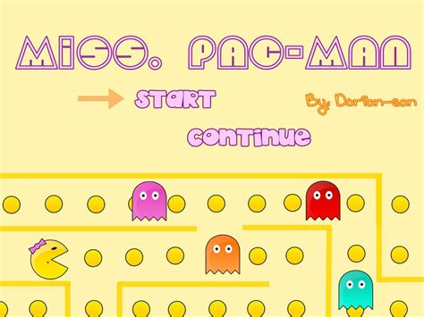Miss Pac Man By Dorian San On Deviantart