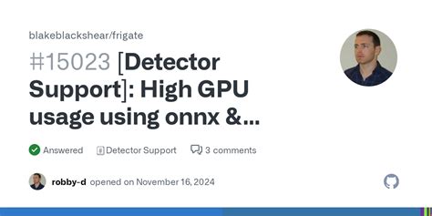 Detector Support High Gpu Usage Using Onnx And Frigate Yolonas Model