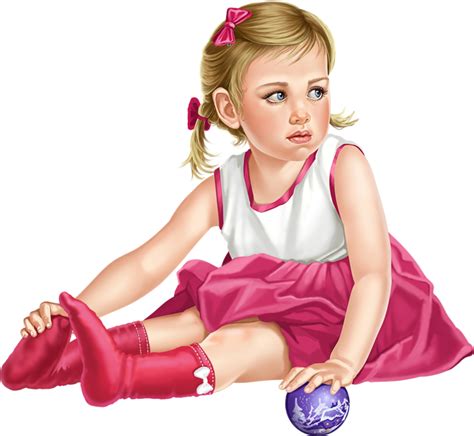 Девочка рисует картинка для детей Png