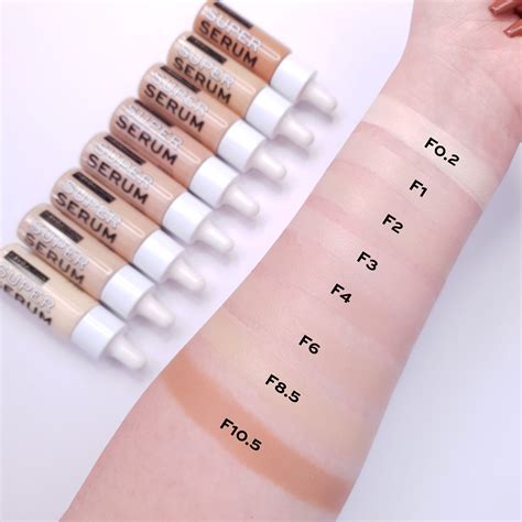 Makeup Revolution Foundation Swatches Saubhaya Makeup