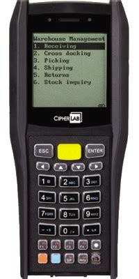 CipherLab Handheld Barcode Scanner With Keyboard Scope Link Barcode Technologies