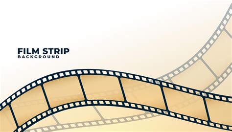 필름 스트립 영화 배경 디자인 무료 벡터