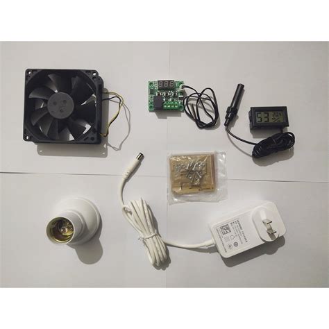 Egg Incubator Complete Kit W1209 Digital Led Thermostat Temperature Control Dc 12v Thermometer