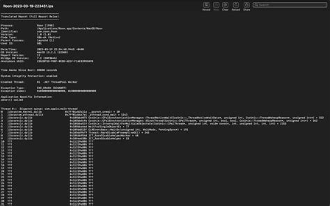 Roon Core Crashing Regularly On Osx Ventura 132 Ticket In Support