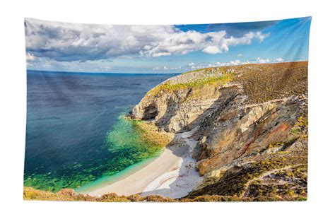 Colorful Tapestry Leafless Trees At Night Under Starry Sky Milky Way Landscape Image Art Print