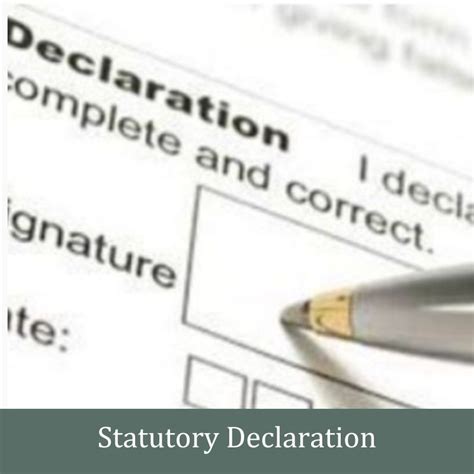 Statutory Declaration Legalwill