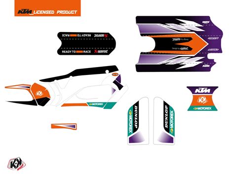 Kit Déco Motocross Stacyc Origin K24 Orange Kutvek