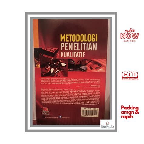 Jual Buku Metodologi Penelitian Kualitatif Edisi Revisi Oleh Prof Dr Lexy J Moleong M A