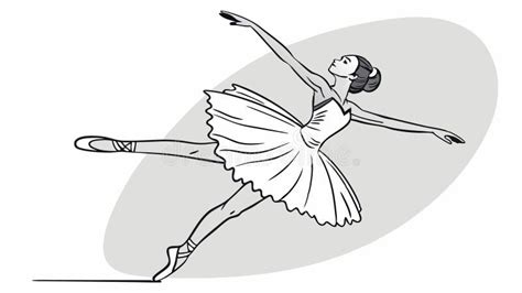 Ballerina In Graceful Pose Dancing Ballet On Stage Vector Design Generative Ai Stock Vector