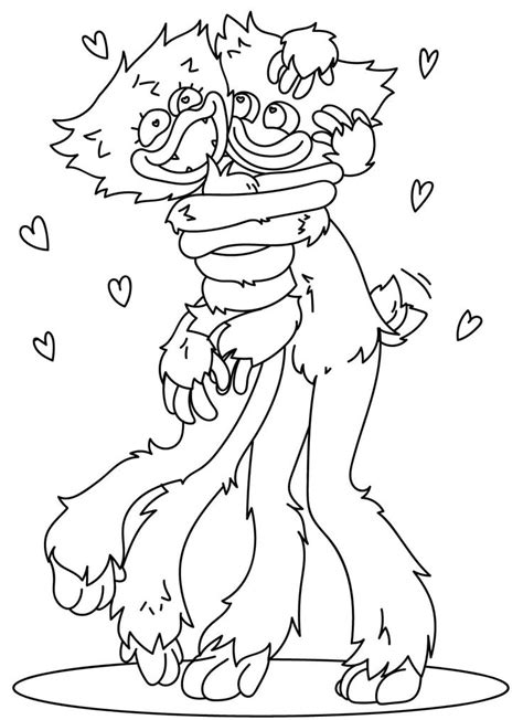 Huggy Wuggy Para Colorear Descargar E Imprimir Gratis In Coloring Pages People