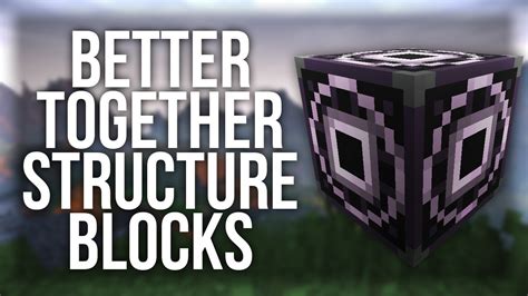 How To Use Structure Blocks In Minecraft Windows 10 Edition Youtube
