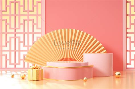 간단한 중국 스타일의 그리드 장면 배경 사진 및 창의적인 일러스트 무료 다운로드 Lovepik