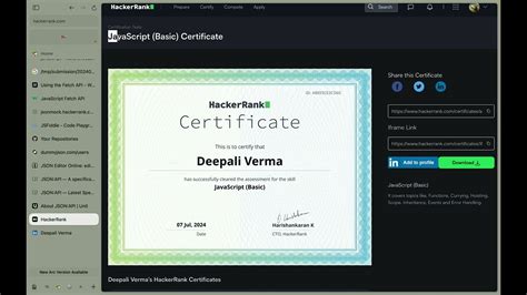 How To Add Hackerrank Certificate To Your Linkedin Profile Hackerrank