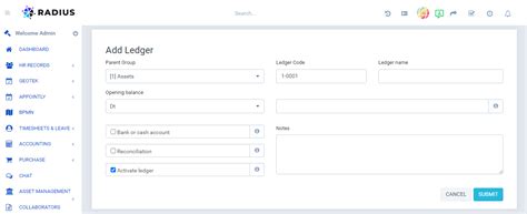 How To Create A New Ledger