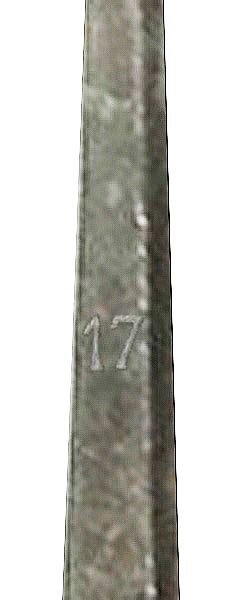 Political Dagger Blade Tang Mark Identification Gallery