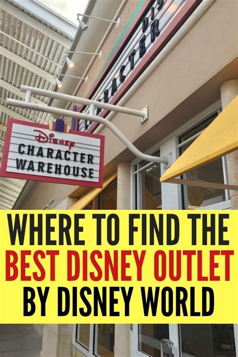 Best Disney Character Warehouse Outlet By Disney World Disney Outlet