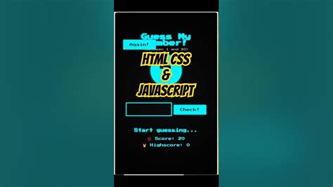 Guess The Number Game With Javascript Fun And Easy Project Shorts