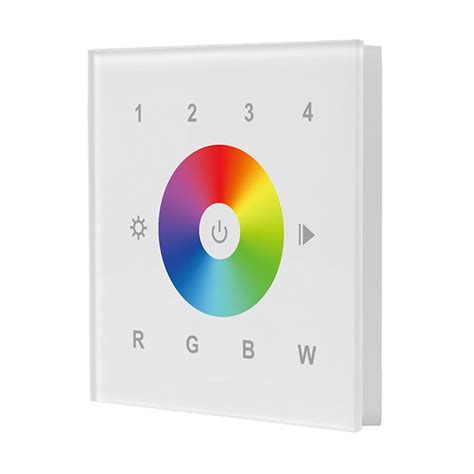 Swipe RGB LED Dimming Zigbee Wall Switch TLW Global