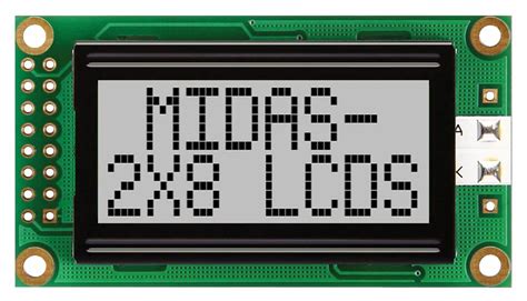 MC A W GPR V Midas Displays Alphanumeric LCD X V