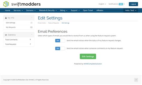 swiftmodders whmcs feature request module swiftmodders