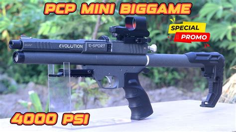 Pcp Pistol Terbaru Pcp Mini Biggame Evolution Es 4000psi Pcp Mini