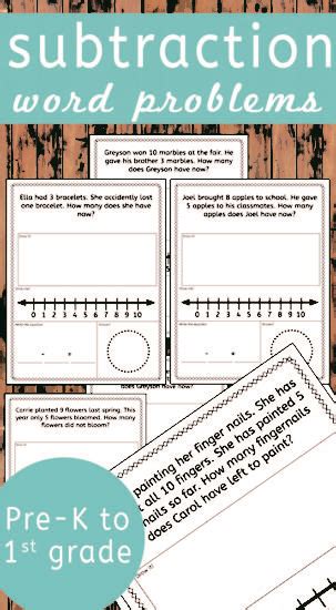 Subtraction Word Problems One Beautiful Home