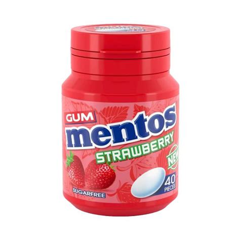 Mentos Strawberry Chewing Gum Grandiose Ae