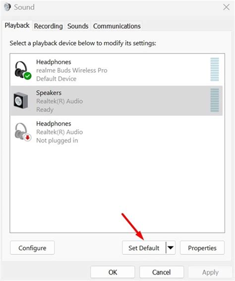 How To Set Default Audio Device On Windows 11