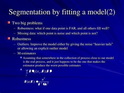 Ppt Segmentation Techniques Clustering And Model Fitting Powerpoint