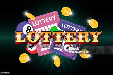 검은 배경에 빙고 복권 배너 화려한 공 로또 티켓 색종이와 잭팟 우승자 돈 동전 온라인 도박 큰 승리 개념 게임 산업 및 카지노 광고 Eps 포스터 Keno Game에