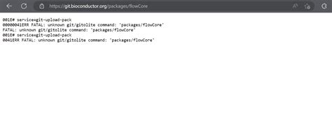 Unable To Access Git Links