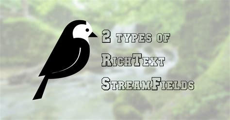 Setting Up Richtext Streamfields