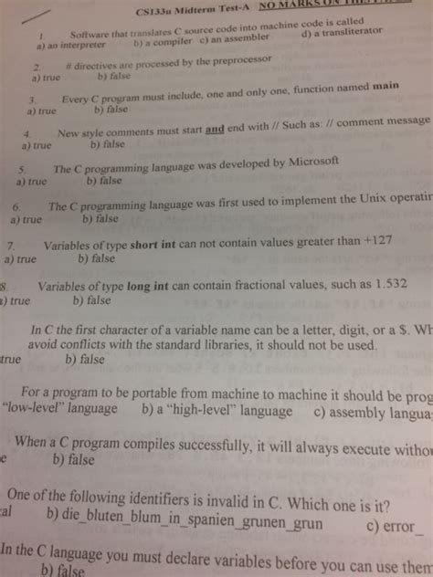 Solved Software That Translates C Source Code Into Machine