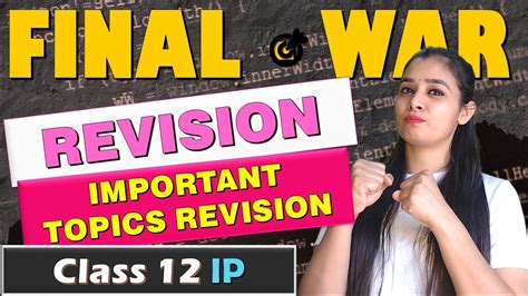 Final War Full Revision With Very Important Topics Lovejeet Arora