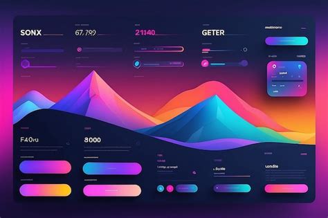 Premium Photo Gradient Uiux Background