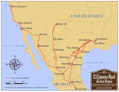 El Camino Real De Los Tejas Map Always Want To Go