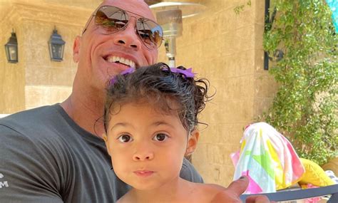 See The Rock Surprise His 3 Year Old Daughter With Her Fave Star
